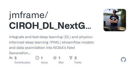 Github Jmframe Ciroh Dl Nextgen Integrate And Test Deep Learning Dl