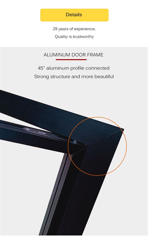Hdsafe Glass Swing Door Exterior Interior Casement Door Aluminum