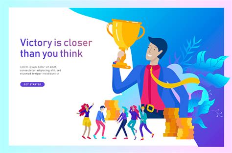 비즈니스 팀 성공 개최 골든 위너 컵 사람들의 개념은 승리에 만족합니다 큰 트로피를 들고 축하하는 사무직 근로자 개념에 대한