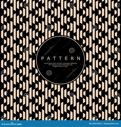 Luxury Zig Zag Sharp Line Abstract Pattern Modern Stripe Line Pattern Design Stock Vector
