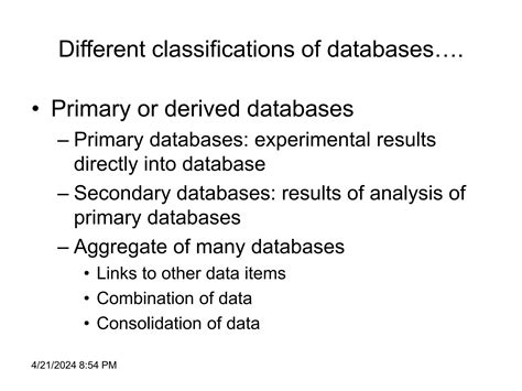 Nucleicaciddatabases Bioinformatics Genome Ppt Databases Computer Software And