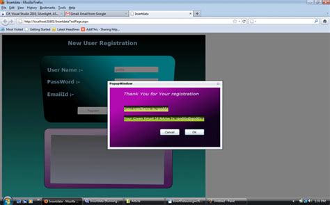 Silverlight Login Registration Page Using Linq To Sql And Wcf Part 2