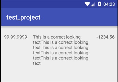 Android LinearLayout How To Correctly Wrap Longer Text With No Line