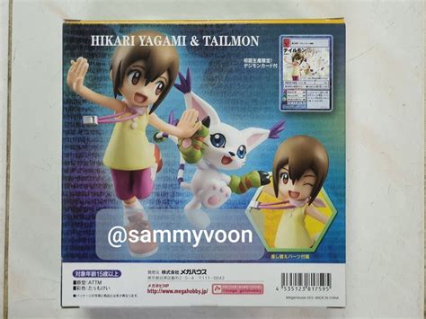 Megahouse G E M Series Digimon Adventure Hikari Yagami And Tailmon Gatomon Figure Hobbies