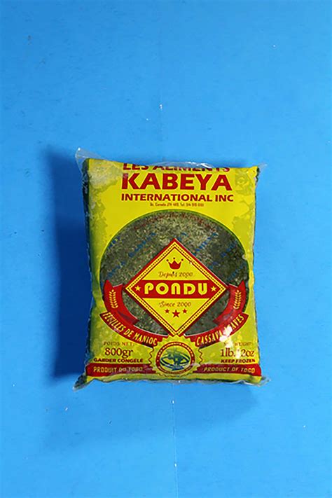 Kabeya Pondu Cassava Leaves Saraga International Grocery