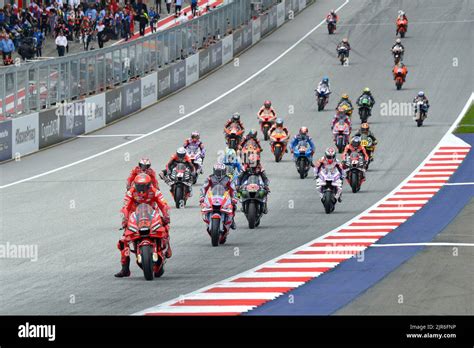 Red Bull Ring Spielberg Austria August 21 2022 Start Race Motogp
