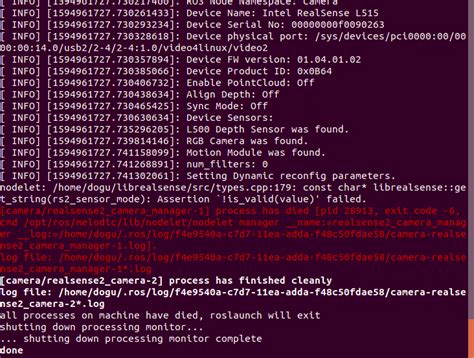 Roslaunch Realsense Camera Not Working Issue IntelRealSense Realsense Ros GitHub