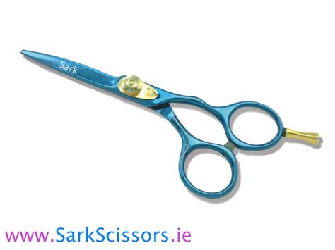 Hairdressing Curved Scissors Blue Sark Scissors