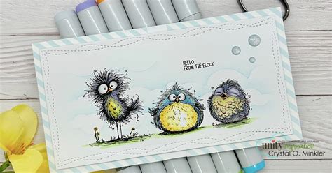 Crystal O Minkler Hello From The Flock Flock Talk Unity Stamp Co