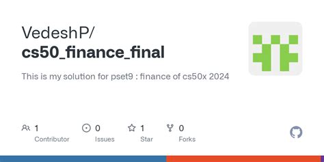 Github Vedeshp Cs Finance Final This Is My Solution For Pset