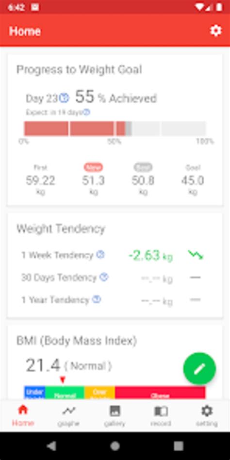 Weight Loss Tracker With Pictu For Android Download