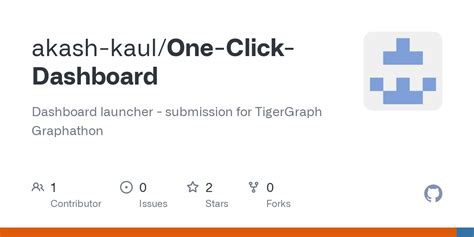 GitHub Akash Kaul One Click Dashboard Dashboard Launcher