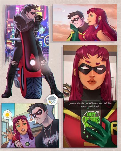 Dickkory Teen Titans Fanart Original Teen Titans Nightwing And Starfire