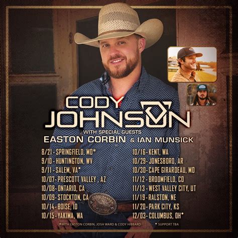 Cody Johnson Setlist 2025 Tour Vitia Matilde
