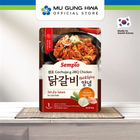 Jual Sempio Gochujang Bbq Chicken Dak Galbi Sauce 90gr Shopee Indonesia