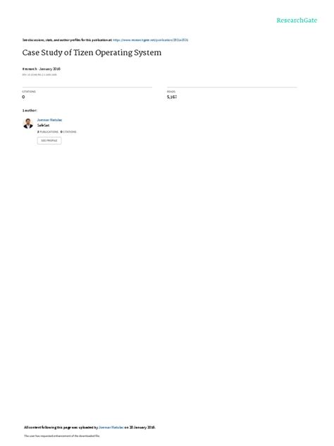 Tizen Operating System Pdf Android Operating System Mobile Phones