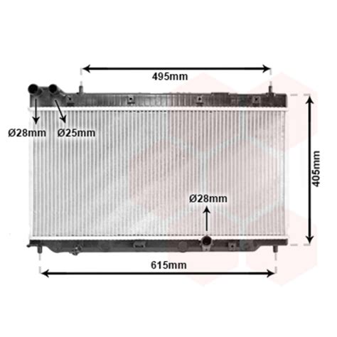 Koelradiator Van Wezel Auto5