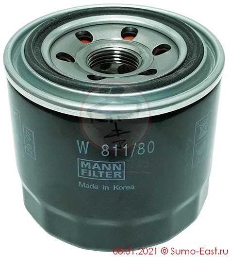 Фильтр масляный MANN Filter W811/80 (C-304)