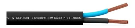 Cabo Pp 2 Vias Fio De Cobre 2x1 50m Rolo De 5 Metros Cor Da Cobertura Preto MercadoLivre