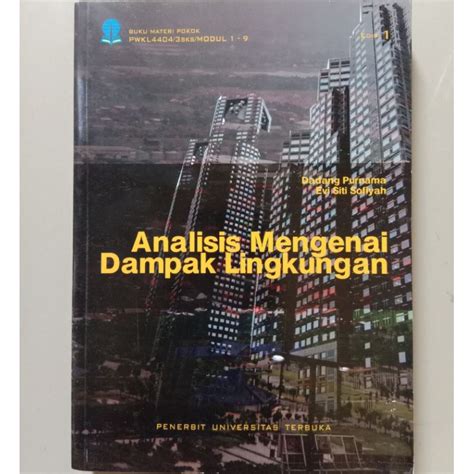 Jual Buku Analisis Mengenai Dampak Lingkungan Shopee Indonesia