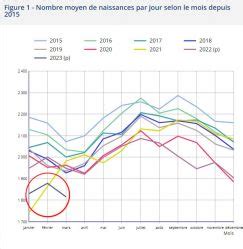 Baisse historique du taux de natalité en France au premier semestre soit