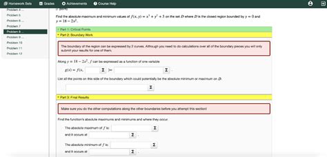 Solved Find The Absolute Maximum And Minimum Values Of Chegg