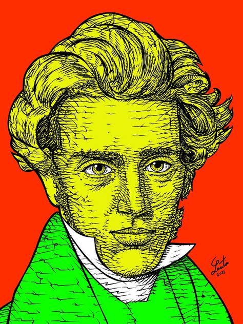 Soren Kierkegaard Portrait 6 Digital Art By Fabrizio Cassetta Fine