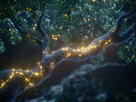 Artistic Rendering Of Brain Neurons Forming Intricate Cognition