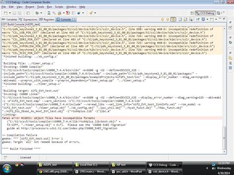 Build Error For PA EMAC Example Test Project Processors Forum Processors TI E E Support Forums