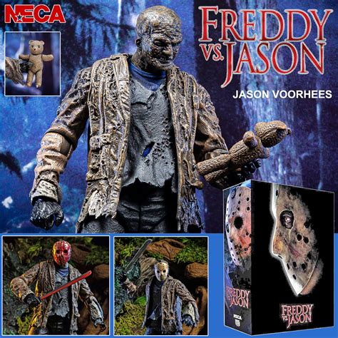 Model โมเดล ของแท้ 100 Neca จากหนังเรื่อง Freddy Vs Jason ศึกวันนรกแตก