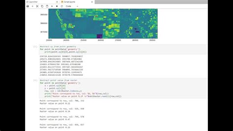 Tutorial Para Extraer Información Puntual De Un Raster Con Python