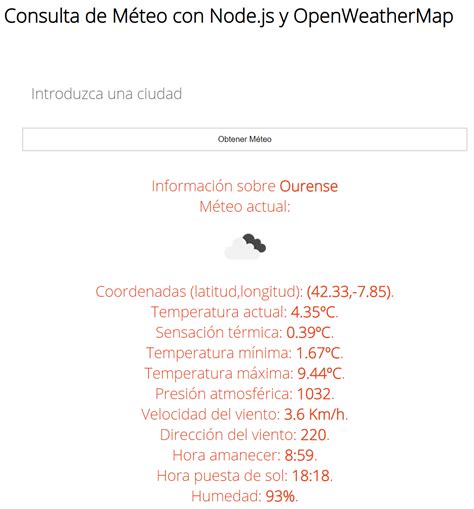 Node Js Y Web De Informaci N Meteorol Gica Manuais Inform Tica Ies