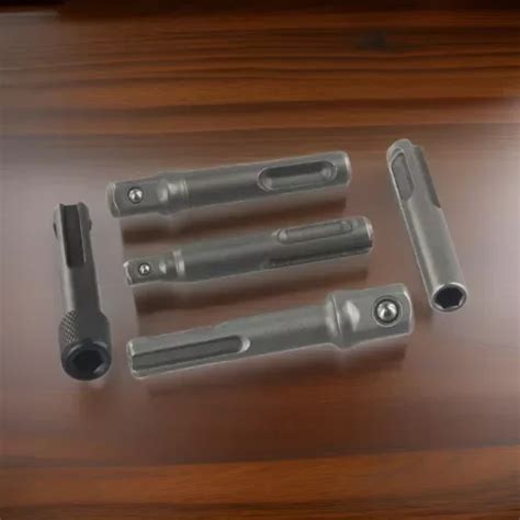 Efficient Screwdriver Adapter Set 5pcs Sds Plus Socket Driver Drill Bit