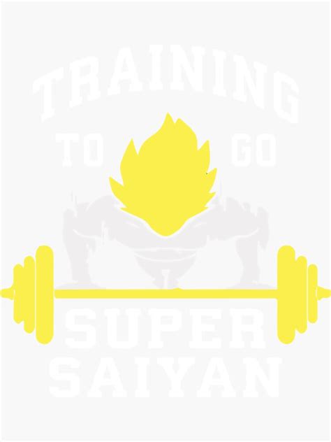 Training To Go Super Saiyan Essential Sticker For Sale By Vincentlind