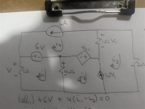 Solved Find V With The Node Method Chegg