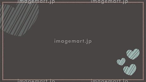 ハートが浮かんでいるようなドットで囲まれた背景フレームイラスト 247775001 イメージマート
