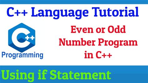 1 C Even Or Odd Number Program Using If C Program To Check Whether The Number Is Odd Or