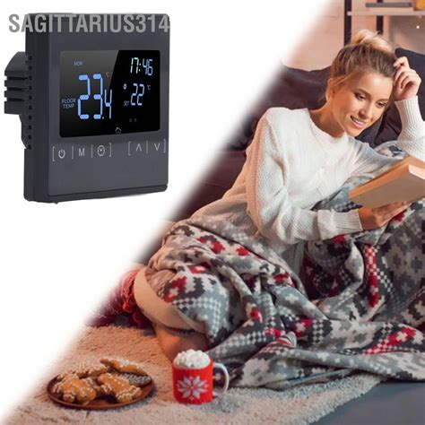 Sagittarius314 Programmable Digital Thermostat Smart Touch Screen Home For Sweat Steaming Room