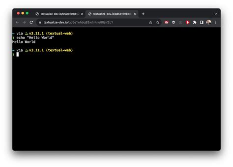 Github Textualizetextual Web Run Tuis And Terminals In Your Browser
