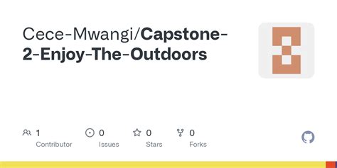 GitHub Cece Mwangi Capstone 2 Enjoy The Outdoors