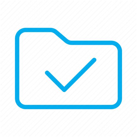 Folder Done Checkmark Files Documents Tick Storage Icon Download On Iconfinder