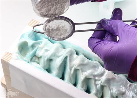 Sparkling Snowdrop Cold Process Soap Tutorial Teach Soap