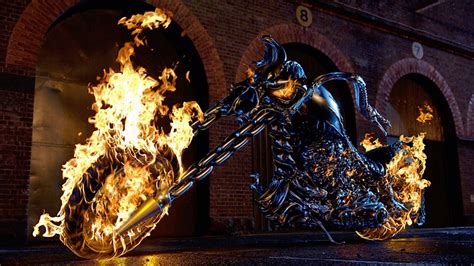 Ghost Rider Bike On Fire