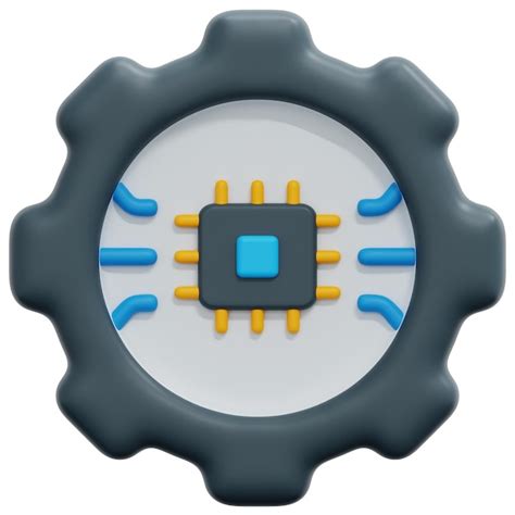 Premium Photo Setting 3d Render Icon Illustration