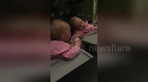 Bored Twin Desperately Tries To Wake Her Napping Sister To Play Buy