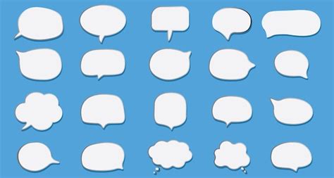 Premium Vector Set Of Blank Empty Dialog
