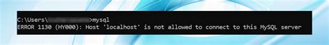 Unlock Mysql Error 1130 Simple Fixes Inside