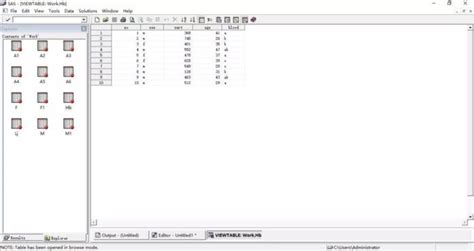 图解sas软件统计分析（一）：基本知识和界面操作 Public Library Of Bioinformatics