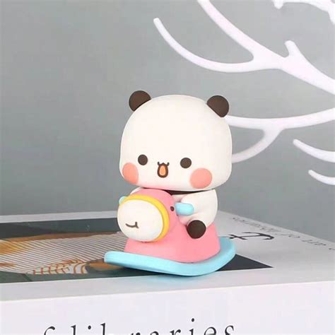 Bubu Dudu Figure Panda Bear Toys Collectible Cute Action Kawaii Bear