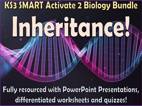 inheritance smart activate 2 ks3 biology bundle teaching resources
